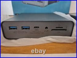 Auimce 16 In One 4k Triple Display Universal Usb C Docking Station Usb Docking Station