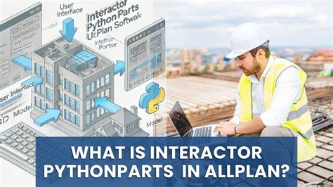 Interactor In Python Api For User Models In Allplan Software Allows Building And Interacting