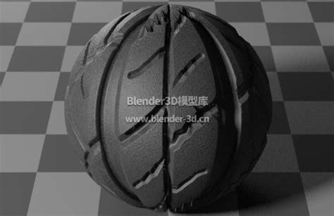 橡胶轮胎贴图 Blender材质球纹理贴图模型下载 Blender3d模型库