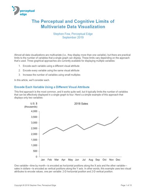 Limits Of Multivariate Data Visualization Pdf Working Memory Shape
