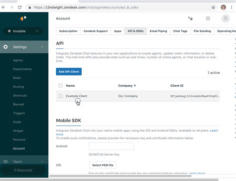 Tutorial De Api De Chat Generación De Un Token De Oauth Cuentas De