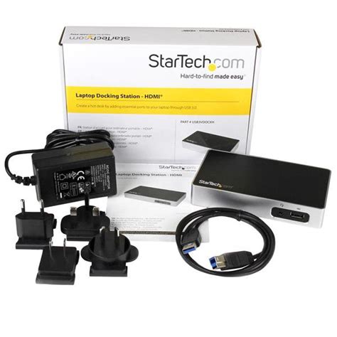 Docking Station Startech Usb Vdockh Hdmi Usb Negro