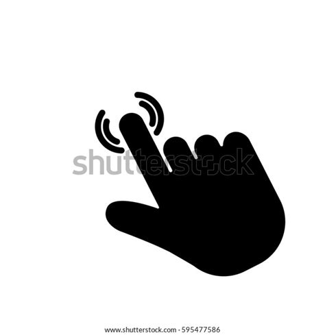 Hand Cursor Arrow Vector Icon Digital Stock Vector Royalty Free Shutterstock