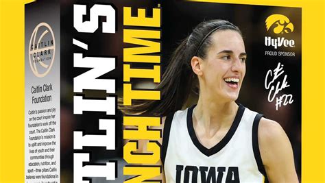 Caitlin Clark Launches Crunch Time Cereal With Hy Vee