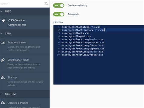 Css Combine Plugin October Cms