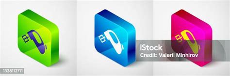 회색 배경에 격리 된 등색 전기 믹서 아이콘 주방 믹서기 정사각형 버튼입니다 벡터 3차원 형태에 대한 스톡 벡터 아트 및 기타 이미지 3차원 형태 가정 생활 가정