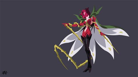 Rosemon Digimon Minimalist Wallpaper By Slezzy7 On Deviantart