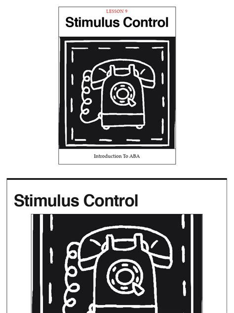 6 Stimulus Control And Generalization Pdf Cognitive Science