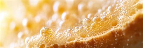 Close Up View Of Bacteria Colonies Growing On Bread Or Cheese In A