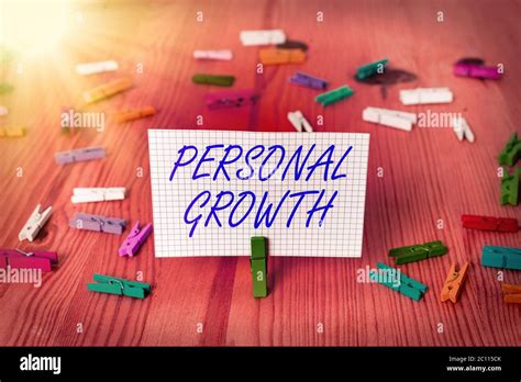 Handwriting Text Personal Growth Conceptual Photo A Longterm Process