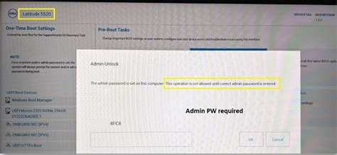 Bios Password Required To Run Epsa From F12 Boot Once Menu On Latitude Xx20 Laptops Dell Us