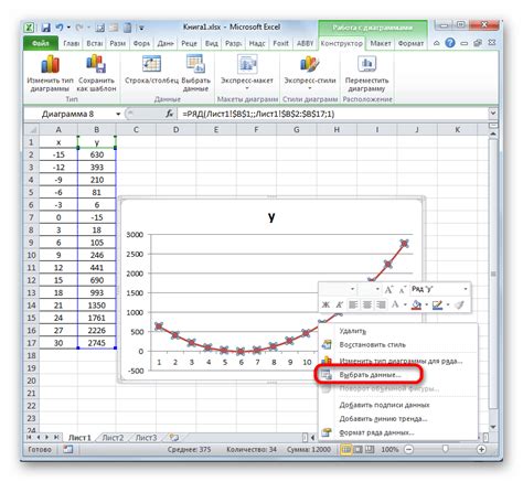 Как построить график зависимости в Excel
