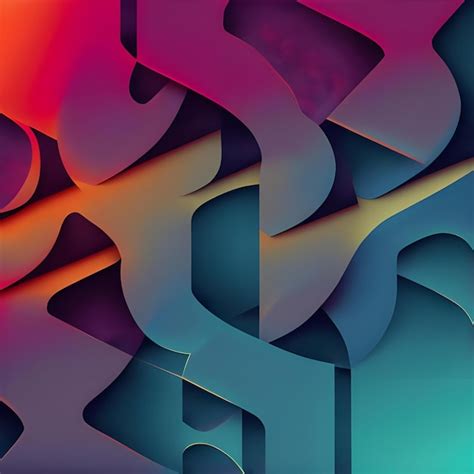 Premium Photo A Distinctive Background With Overlapping Overlapping Colors That Have A
