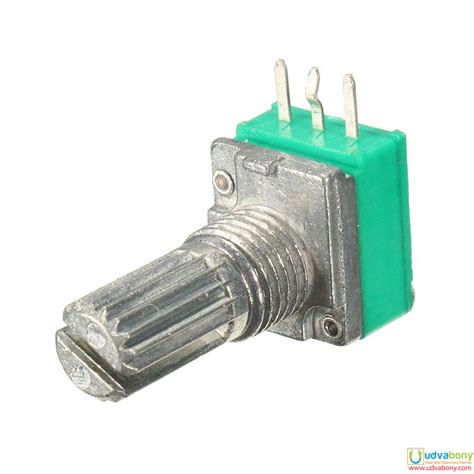 Pin K Ohm Linear Rotary Potentiometer Udvabony Com Electronics Sensors Robotics Online