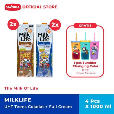 Promo Bandung Beli 2 Milklife Uht Chocolate Milk 1000 Ml And 2 Milklife