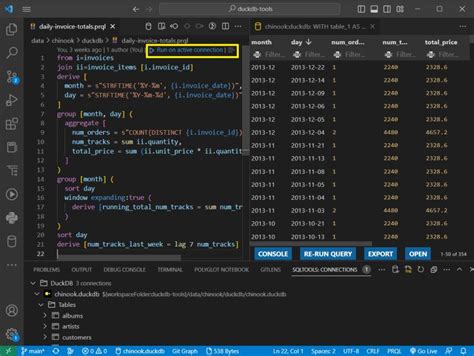Taras Novak On Linkedin Prql Duckdbpro Prql Duckdb Vscode