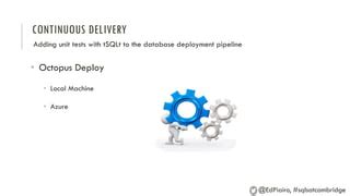 Adding Unit Tests With TSQLt To The Database Deployment Pipeline PPT