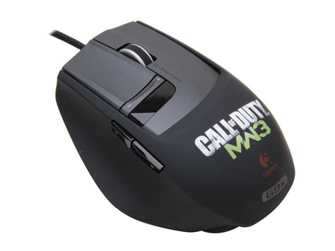 Logitech Call Of Duty MW Edition G X Black Wired Laser Gaming Mouse Newegg Com