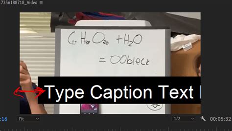 Unneeded Space In The Caption Rpremiere