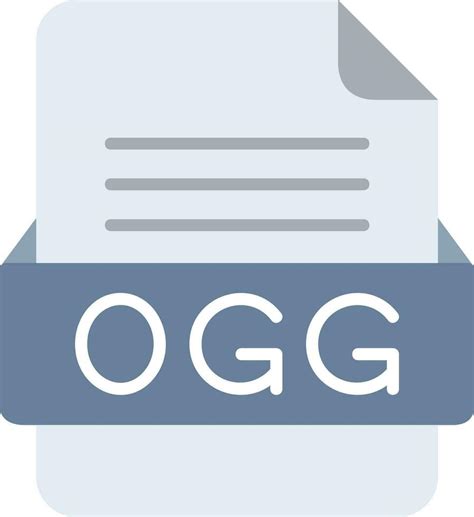 Ogg File Format Line Icon 28642960 Vector Art At Vecteezy