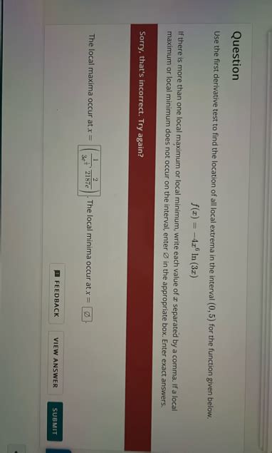 Solved Questionuse The First Derivative Test To Find The
