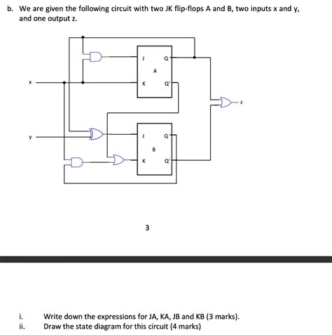 Solved We Are Given The Following Circuit With Two JK Chegg Com