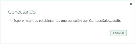 Microsoft Power Query Para Excel Obtener Datos Externos Desde Una Base De Datos De Access