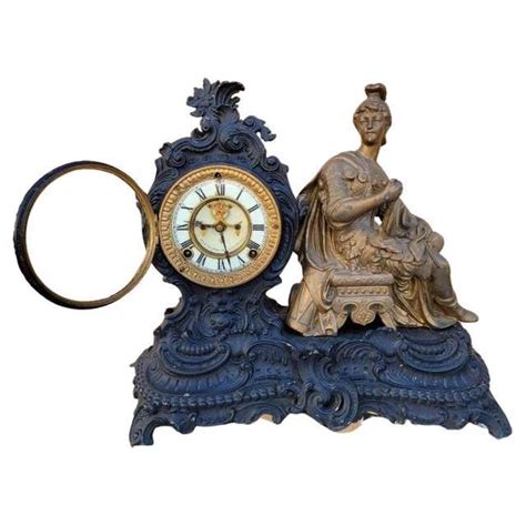Wai Hing Clocks Co Chinoiserie Lacquer German Tempus Fugit Grandfather