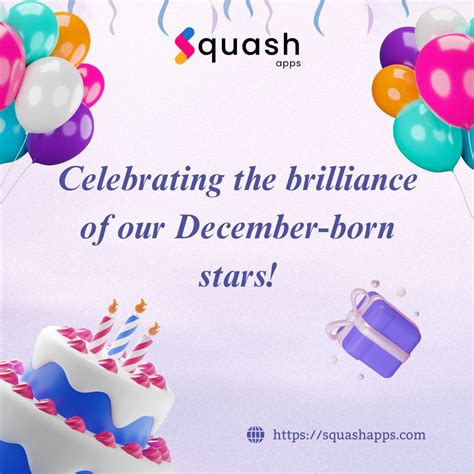 Squash Apps On Linkedin Squashapps December2023 Birthdaywishes Celebrationtime