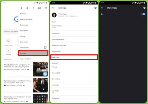 how to enable dark mode in chrome for android techlustt