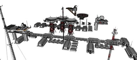 Sci Fi Outpost 3d Model By Chtazi