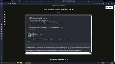 C Leetcode 327 Count Of Range Sum Chatgpt Unlimited Youtube