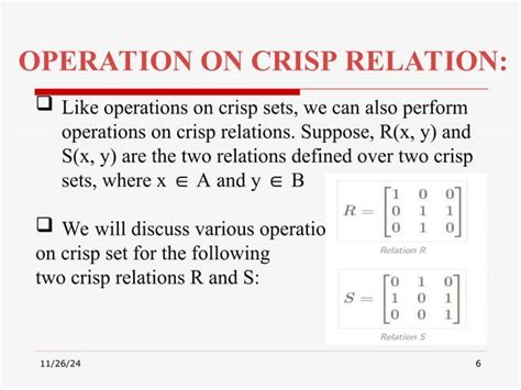 Unit 4 Crisp Relation And Defuzzificationppt