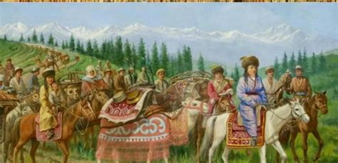 Опиши картину н г хлудого перекочевка Почему картина так называется какое время года изображено