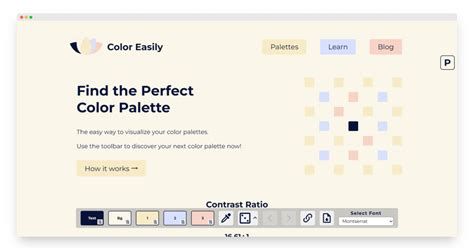 Color Easily 非常实用的在线配色生成器 Boss设计
