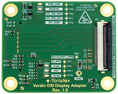 Toradex Dsi Display Adapter