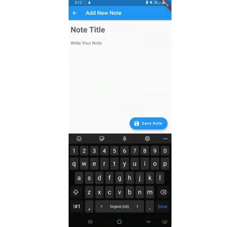 Note App A Simple Flutter Notebook App Easy And Fast Notepad To Edit