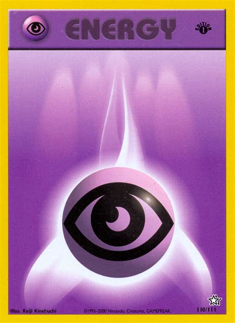 Psychic Energy 110111 Neo Genesis Neo Genesis Pokemon Trading
