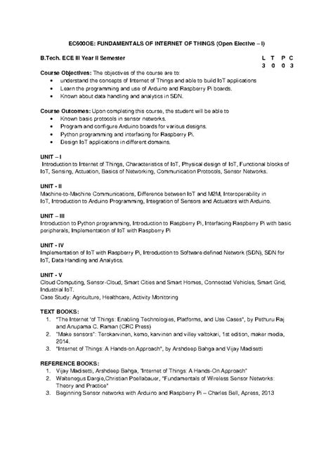 r18 fiot open elective fiot ec600oe fundamentals of internet of