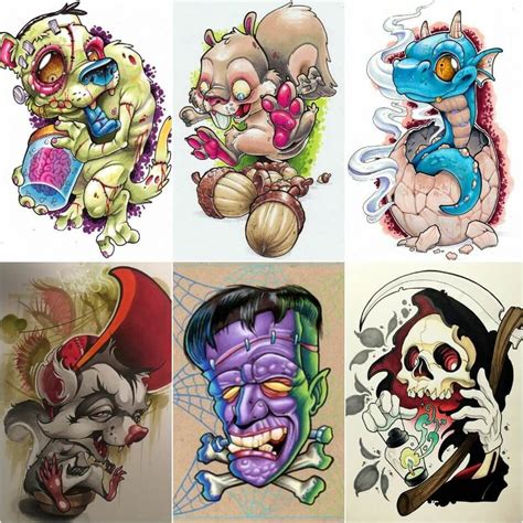 New School Tattoo New School Tattoo Drawings New School Tattoo
