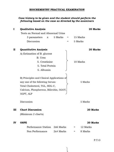 Biochemistry Practical Examination Pdf