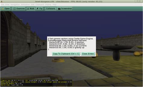 View3dscene Copy Camera Pascal Castle Game Engine