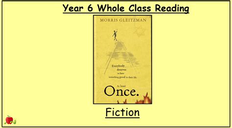 Yr 6 Whole Class Reading Once The Teach Hub