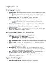 Cryptography Basics Final Docx Cryptography Cryptograph Basics Cryptography Science Or