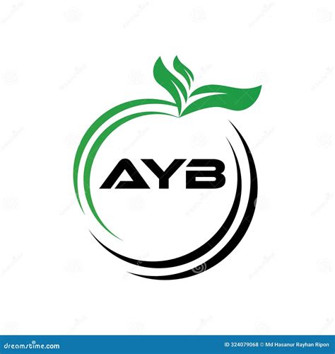 Ayb Letter Logo Design Ayb Simple And Modern Monogram Logo Stock Vector Illustration Of