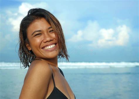 Head And Shoulders Lifestyle Portrait Of Young Beautiful And Asian Girl