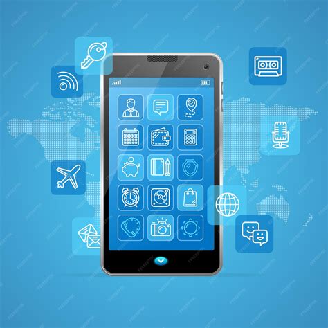 Premium Vector Web App Ui Ux Concept Mobail Phone Vector