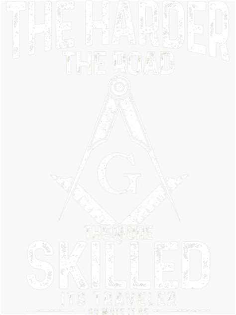 Mason Traveler Square And Compass Masonic Freemason Shriner Sticker For Sale By Linearspeaker81