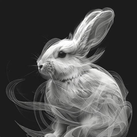 Premium Photo Whimsical Rabbit Vector Delight