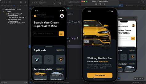 swiftui creating an smothie amazing simple ui booking cars in